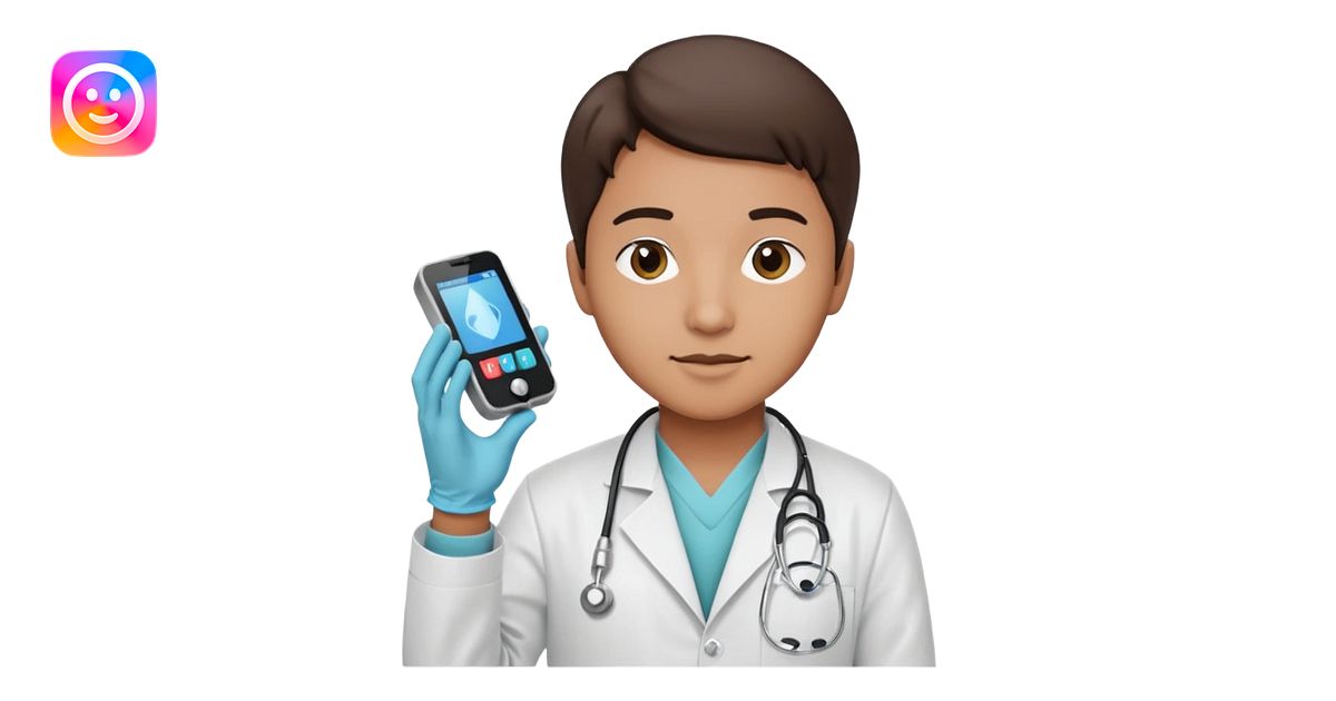 Ultrasound tech emoji | AI Emoji Generator