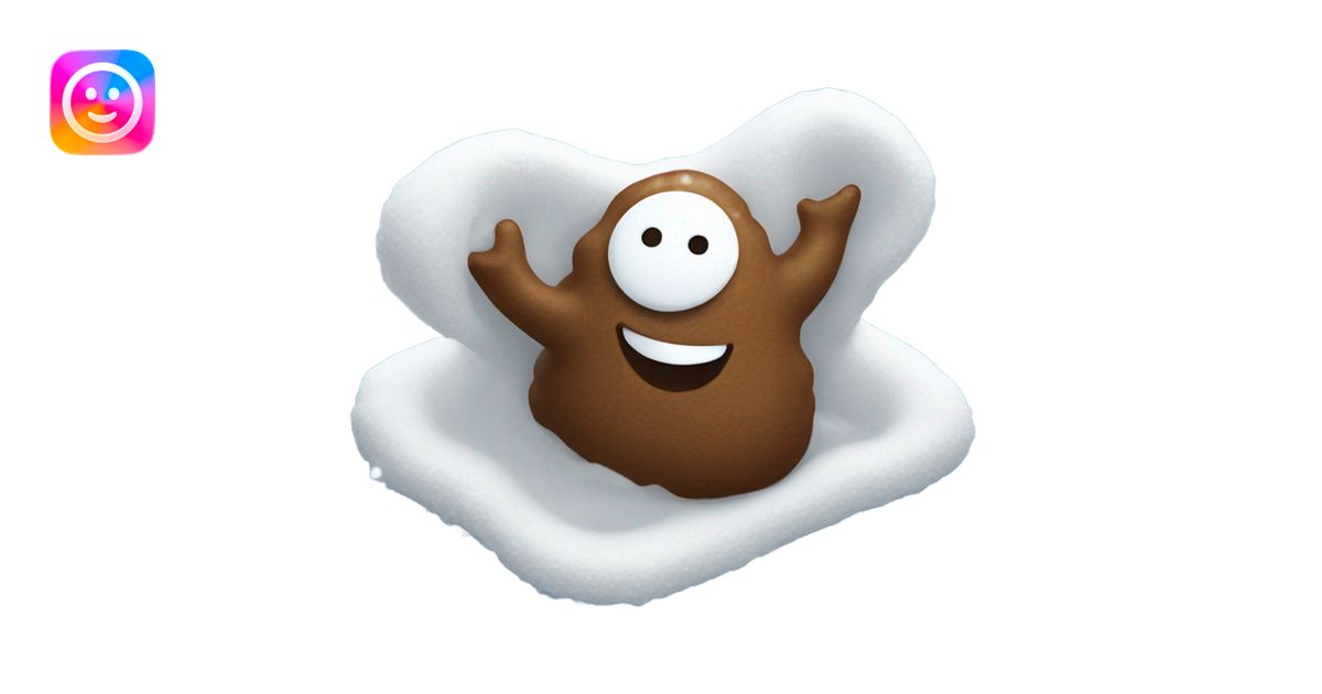 Poop angel emoji | AI Emoji Generator
