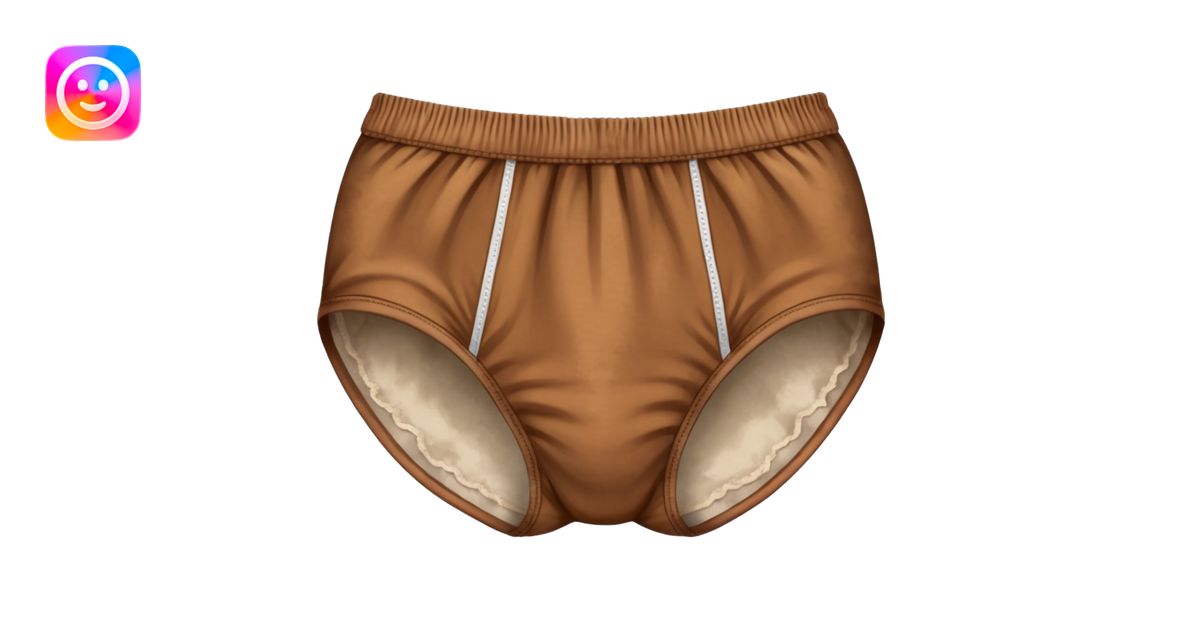 Poopy underwear emoji | AI Emoji Generator