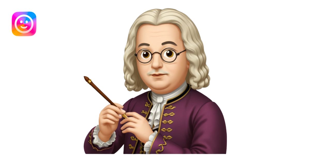 George Frideric Handel Composing emoji | AI Emoji Generator