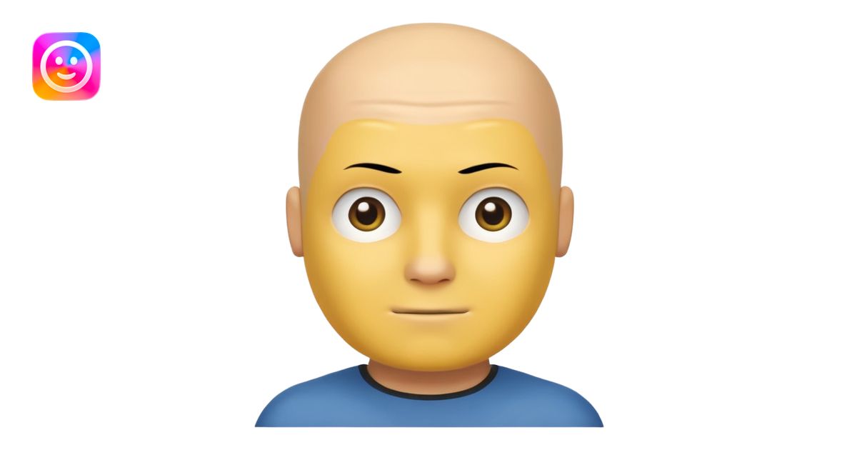 An Roblox Noob Face With An Normal expresion (Just An Bald Yellow ...