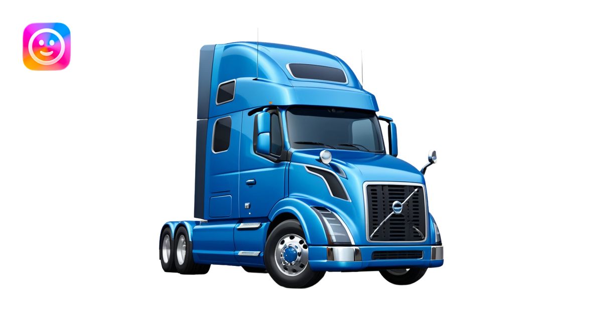 Volvo semi truck 2026 emoji | AI Emoji Generator