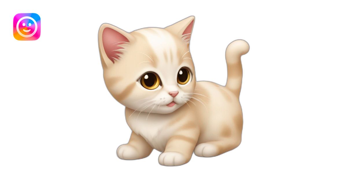tout petit chaton mignon emoji | AI Emoji Generator