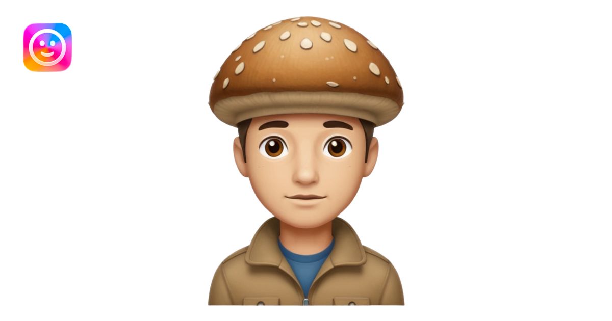 mushroom capped man emoji | AI Emoji Generator