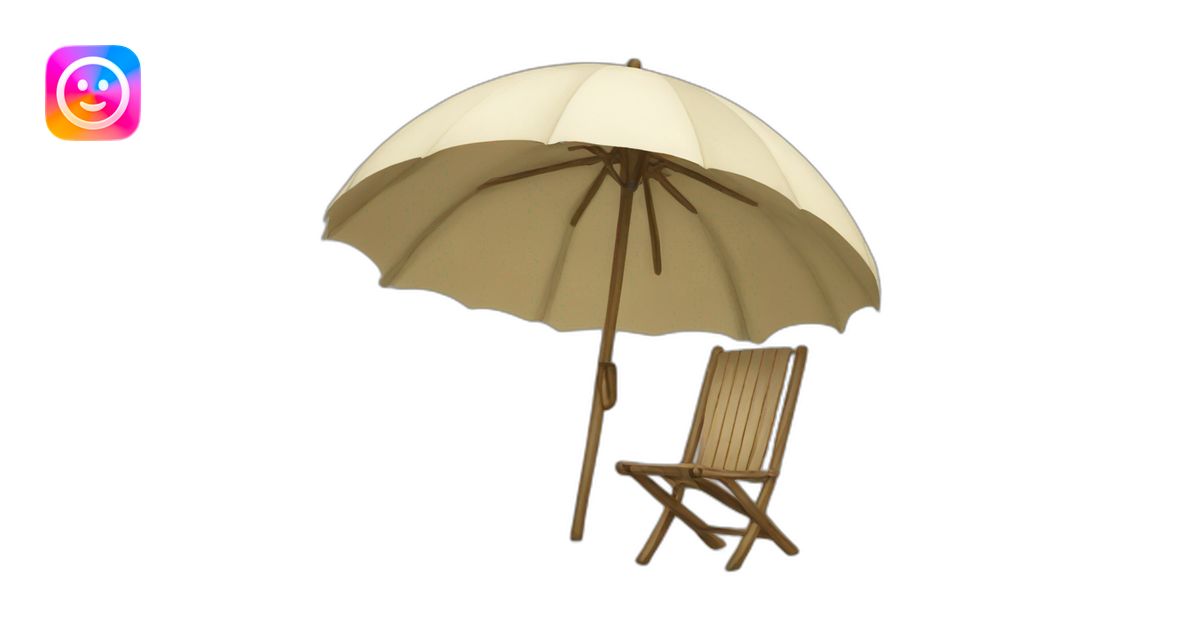 Chat sur parasol emoji | AI Emoji Generator