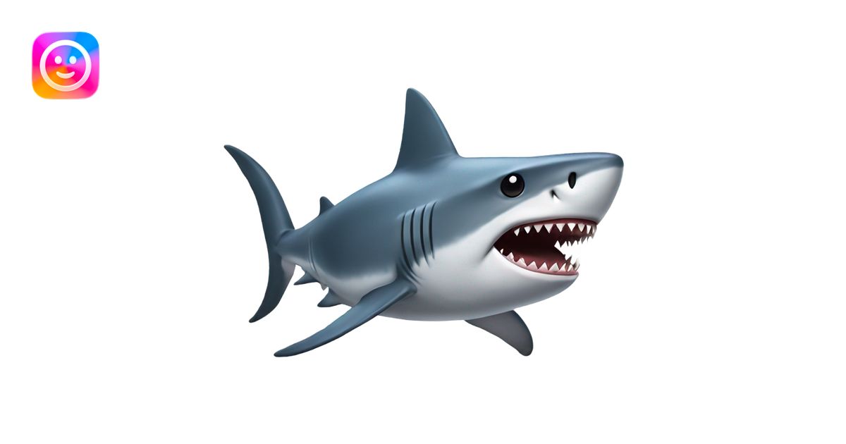 Shark with a top hat emoji | AI Emoji Generator