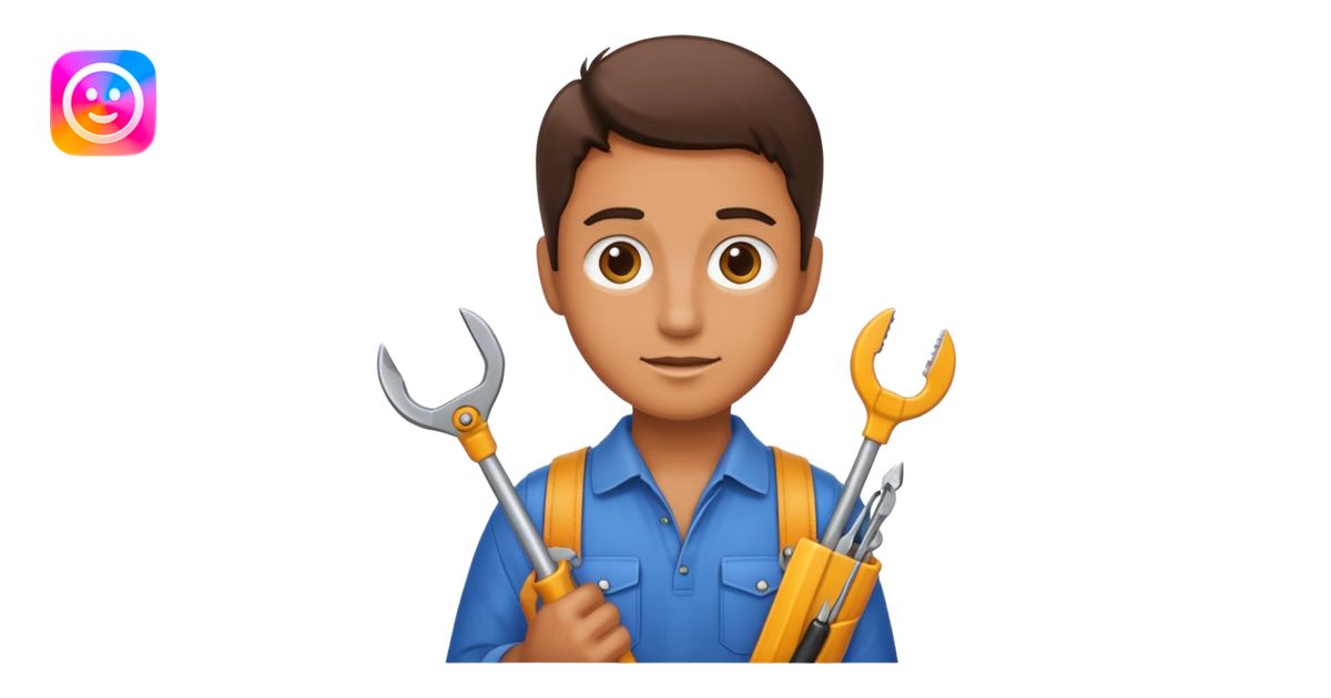 person with toolkit emoji | AI Emoji Generator