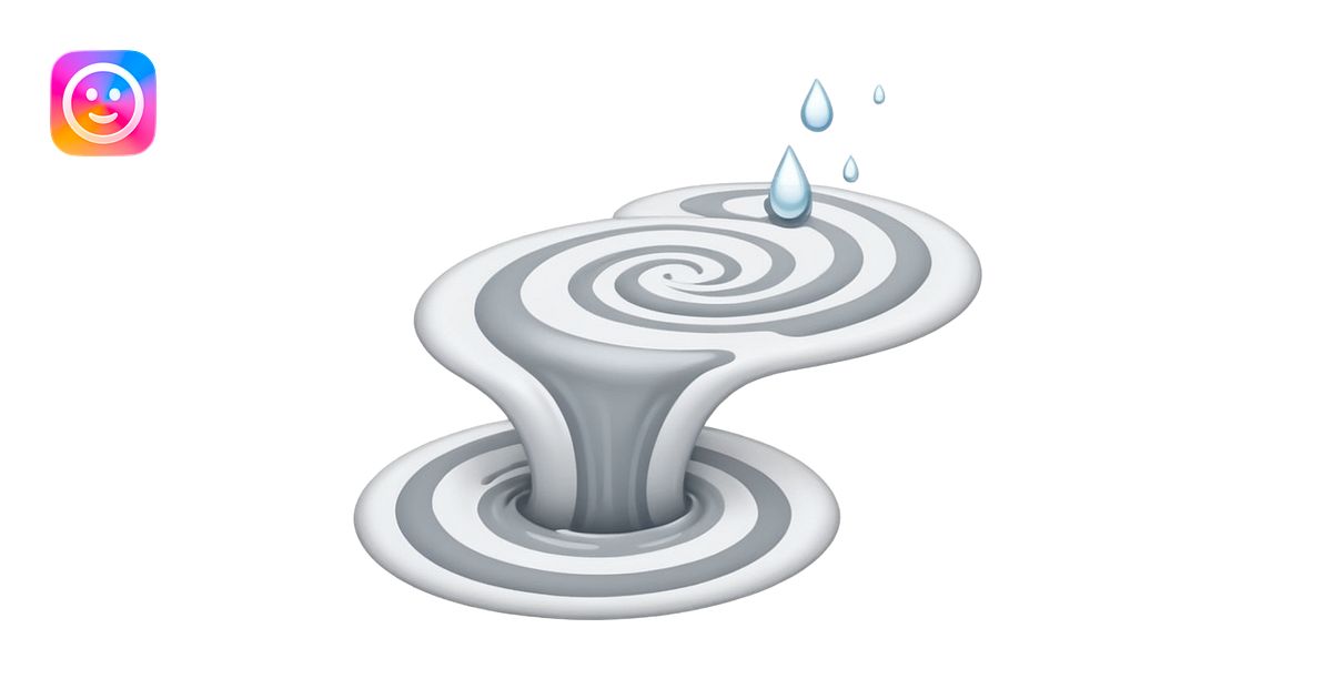 a puddle of white and grey liquid emoji | AI Emoji Generator
