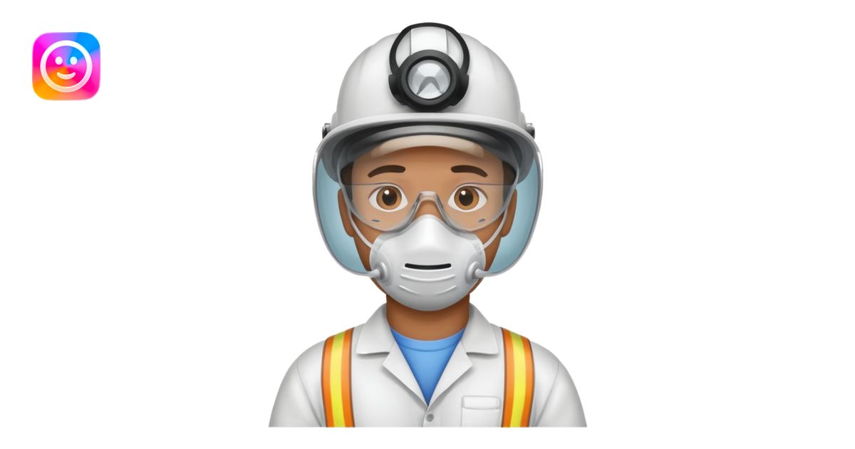 a man in ppe kit emoji | AI Emoji Generator