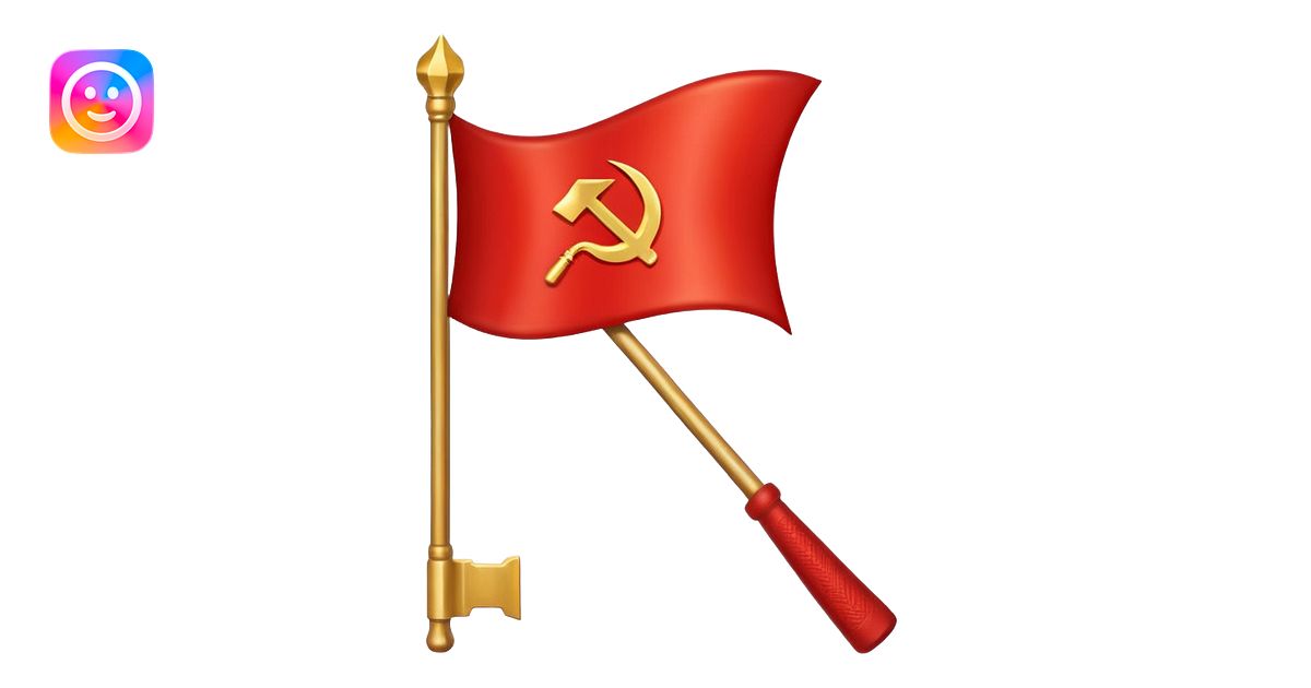 Create a Soviet union flag emoji emoji | AI Emoji Generator