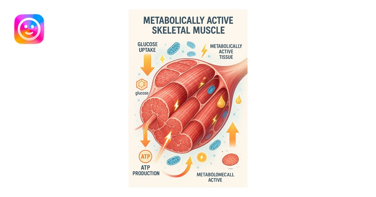 a highly detailed cross-section of human skeletal muscle fibers, shown ...