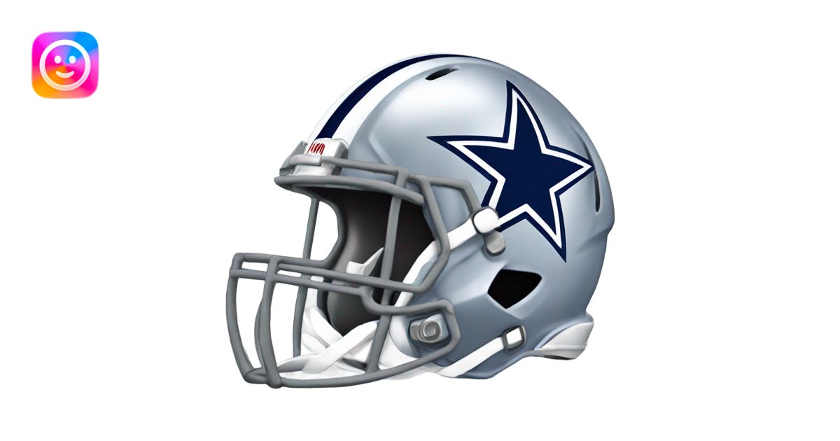Dallas Cowboys helmet emoji | AI Emoji Generator
