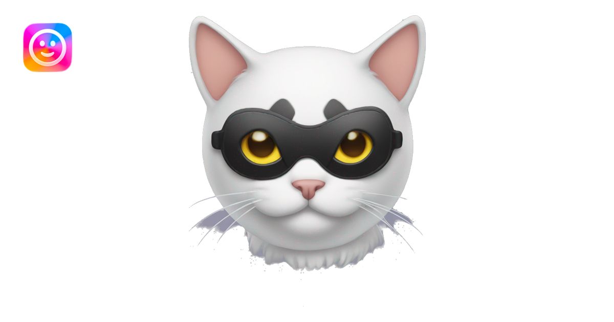 Cat with eye patch emoji | AI Emoji Generator