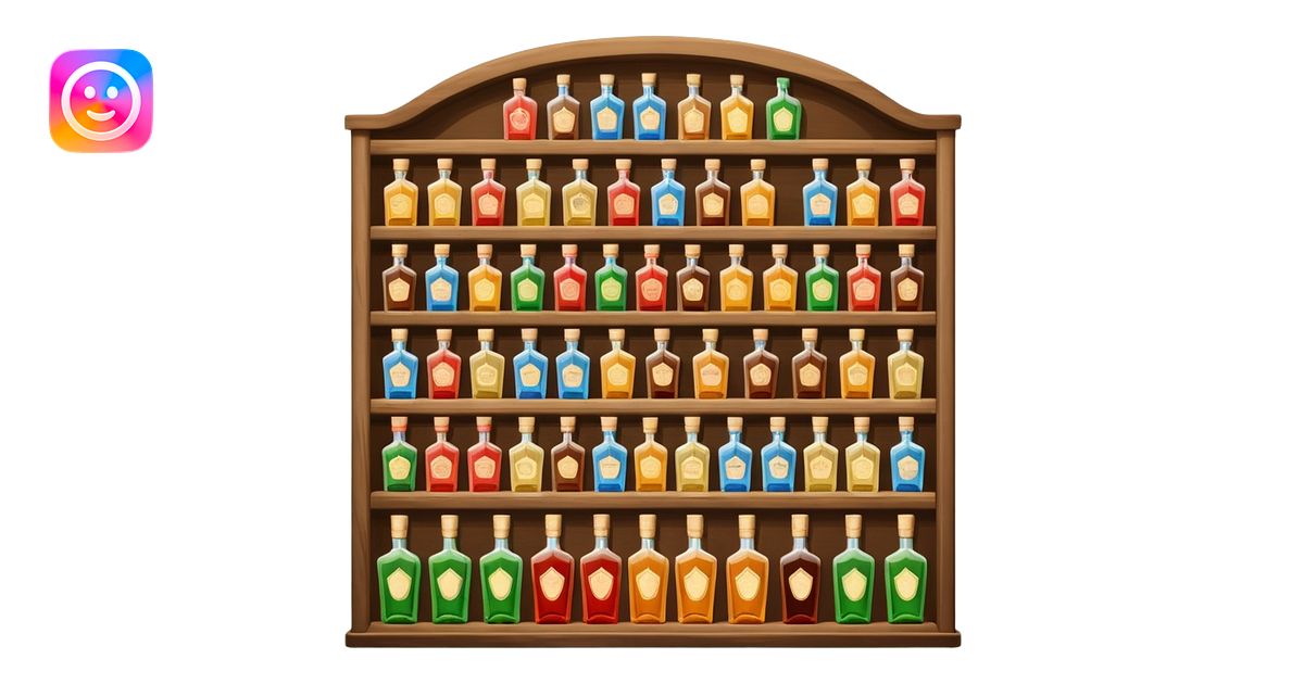 liquor store shelf emoji | AI Emoji Generator