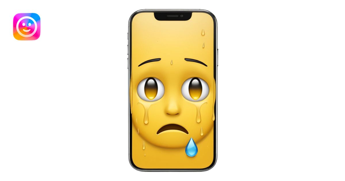 Emoji face with broken phones emoji | AI Emoji Generator