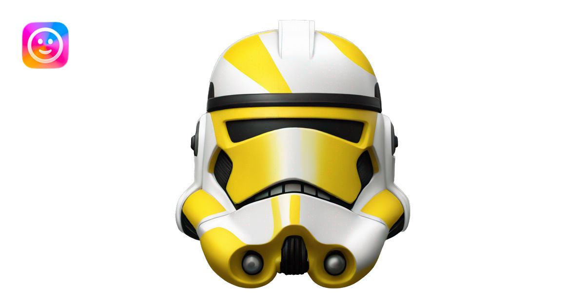 yellow clone trooper from Star Wars emoji | AI Emoji Generator