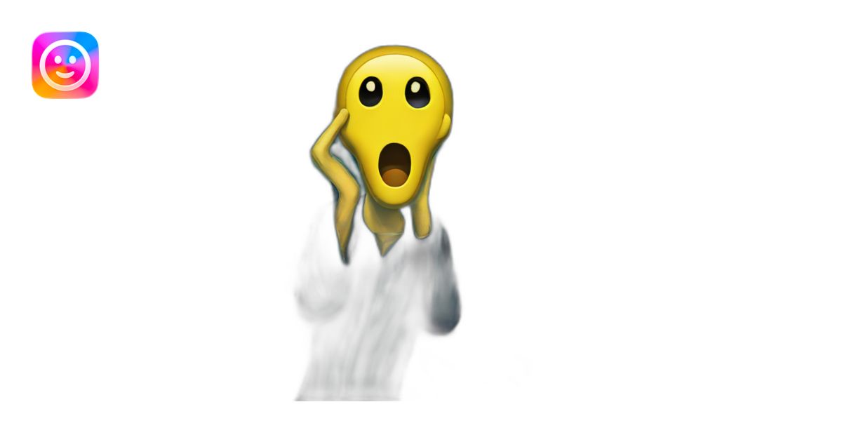 the Scream from munch emoji | AI Emoji Generator