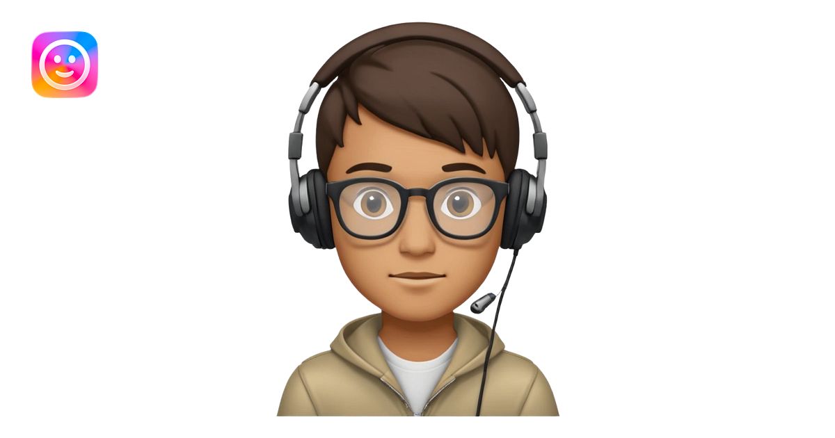 GenZ boy with headphones on and look like editor make him cool asf! He ...