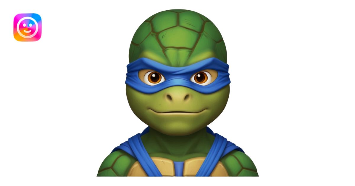 Ninja turtle Leonardo emoji | AI Emoji Generator