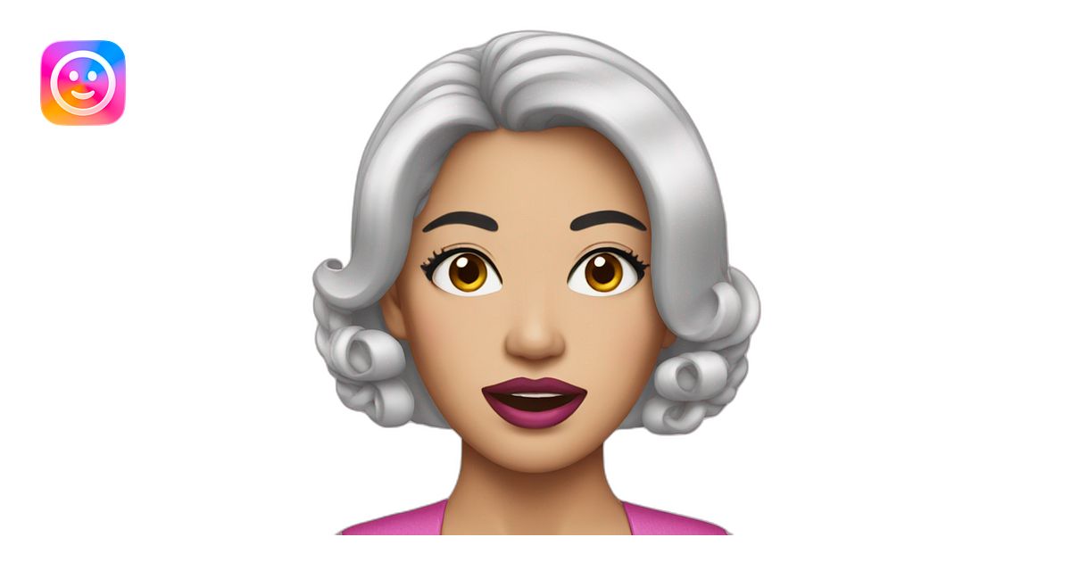 Asian drag queen emoji | AI Emoji Generator