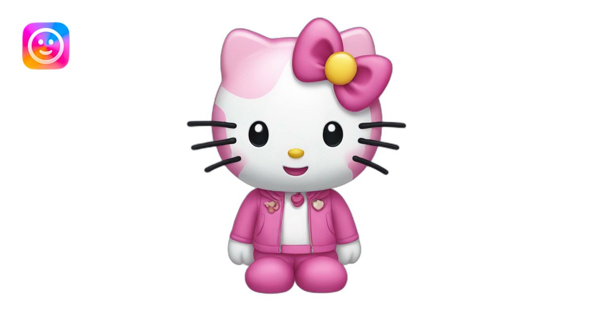 Hello kitty emoji | AI Emoji Generator