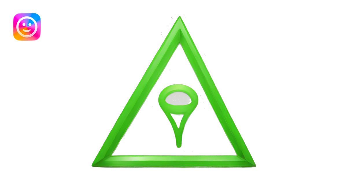 green triangle up emoji | AI Emoji Generator