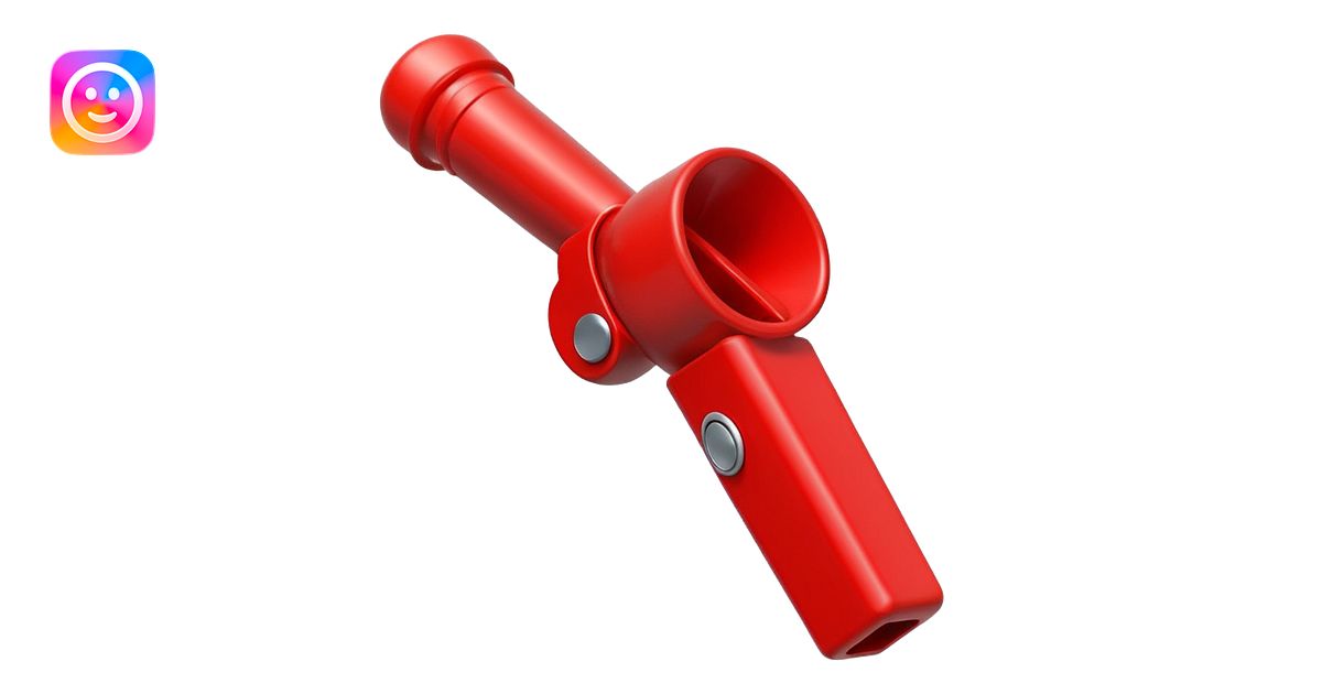 Create a today plastic whistle emoji | AI Emoji Generator
