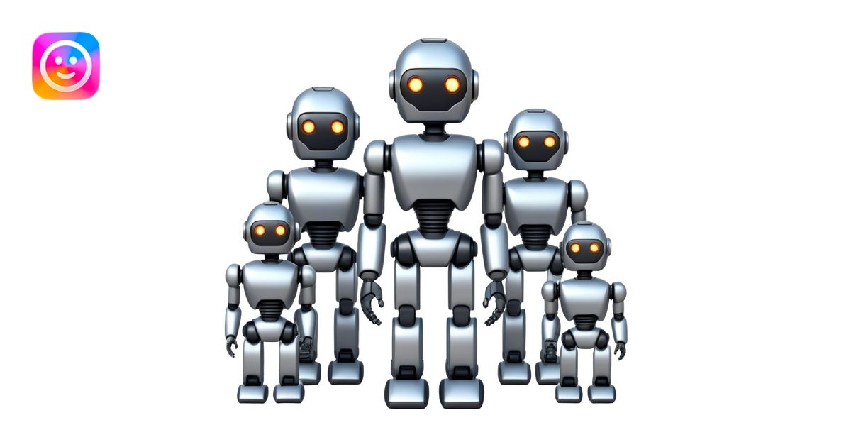 AI Robots emoji | AI Emoji Generator