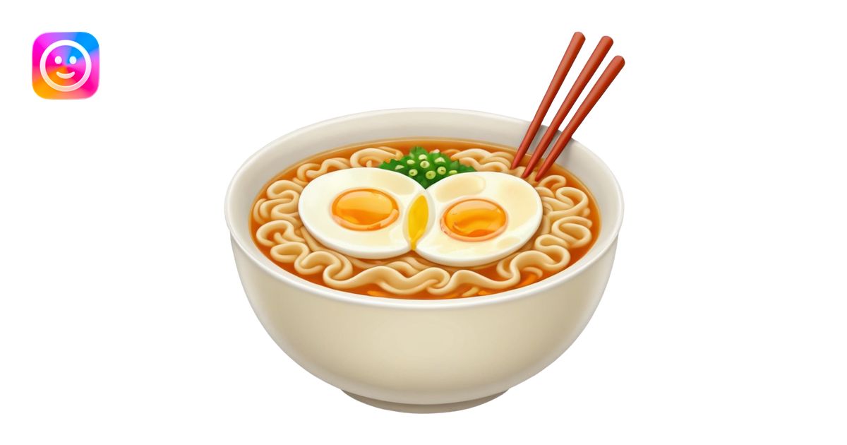 cute ramen emoji | AI Emoji Generator