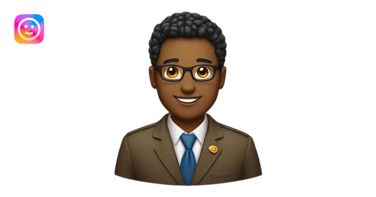 young dynamic mayor emoji | AI Emoji Generator