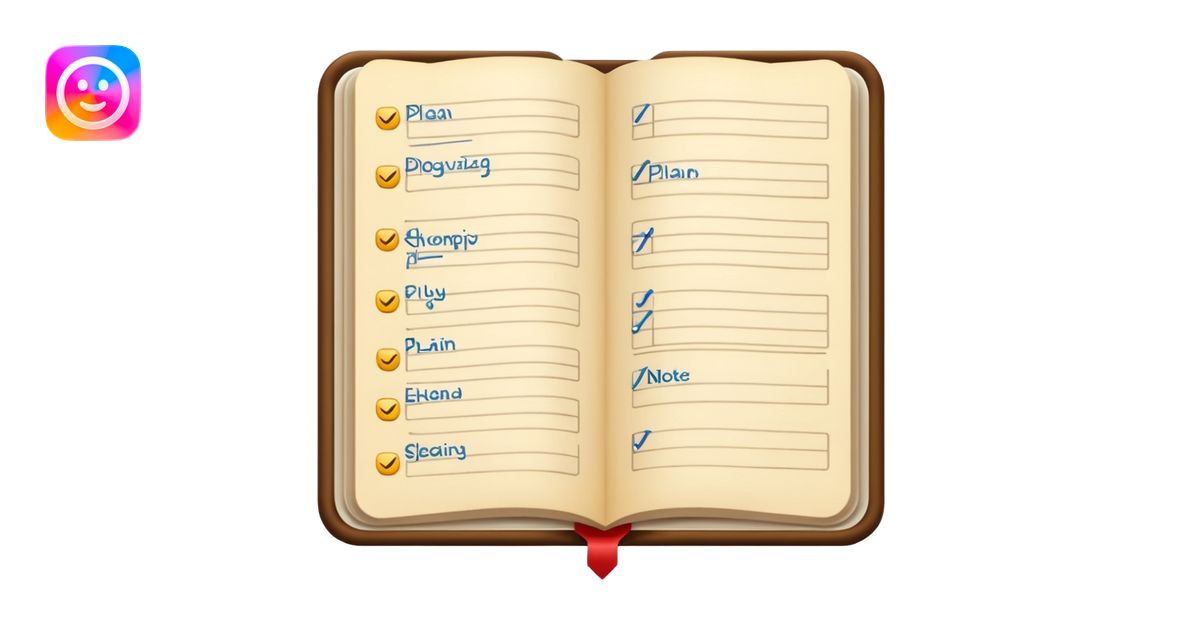 Plan emoji | AI Emoji Generator