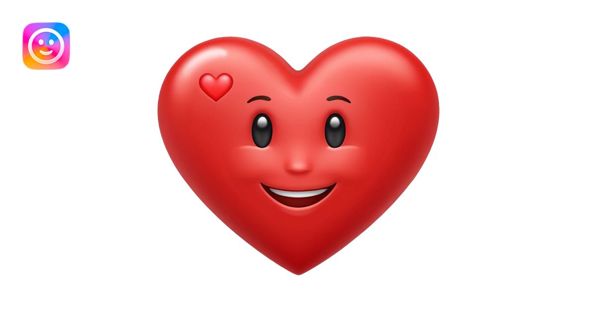 Smiling heart with the words: “I love my QSI Family emoji | AI Emoji ...