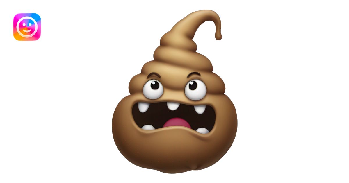 Poop monster emoji | AI Emoji Generator