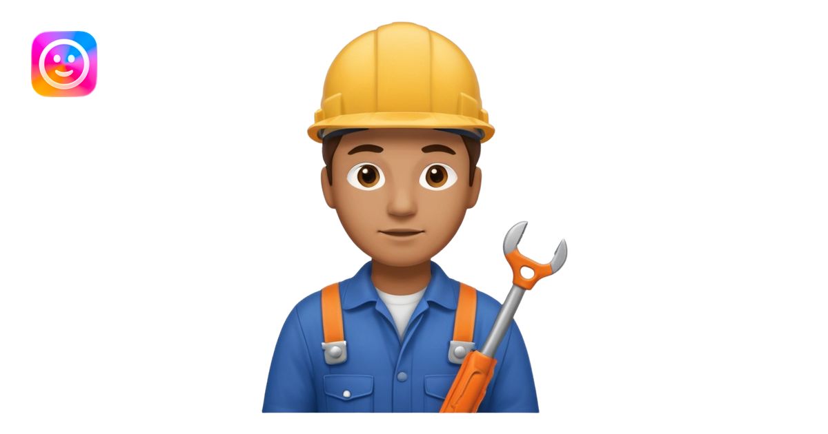 emergency repair, for plumbing emoji | AI Emoji Generator