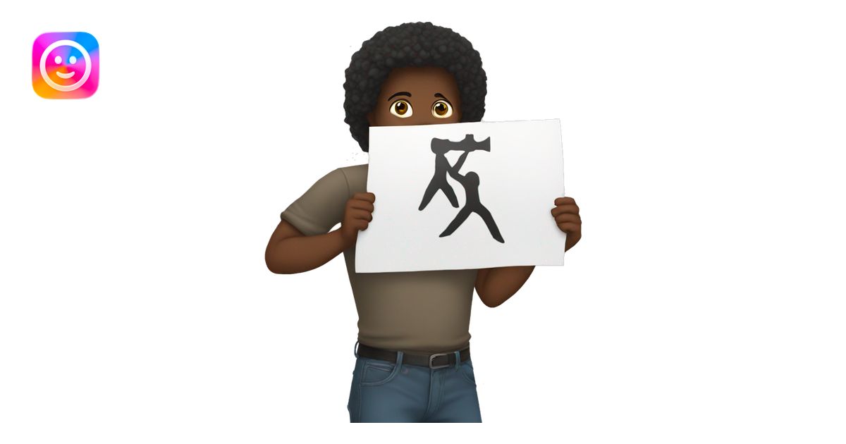 people protest holding a poster in their hand emoji | AI Emoji Generator