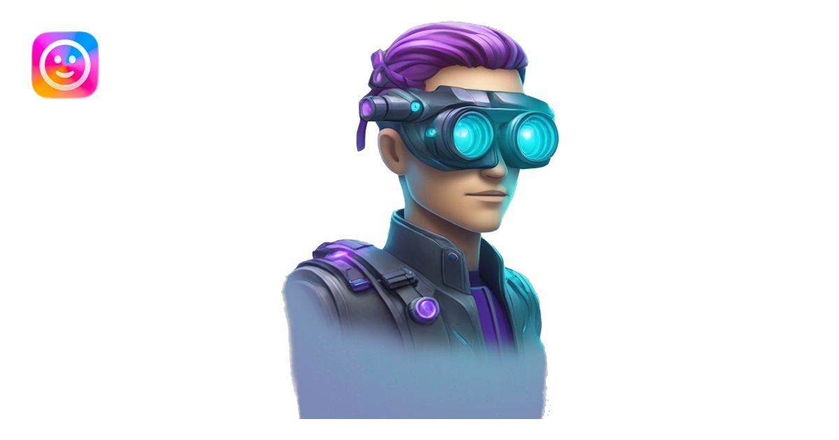 Secret human agent with cyberpunk elements with a spyglass scanning ...