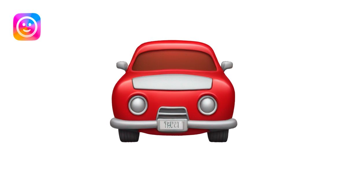 little red car emoji | AI Emoji Generator