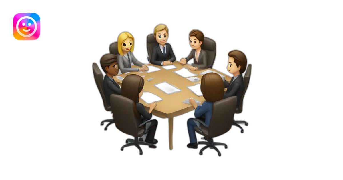 Work meeting emoji | AI Emoji Generator