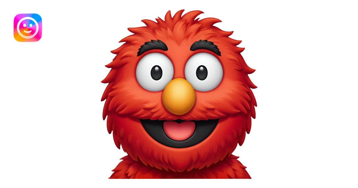 Elmo emoji | AI Emoji Generator