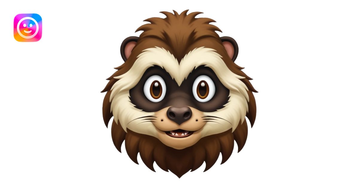 Skunk ape emoji | AI Emoji Generator