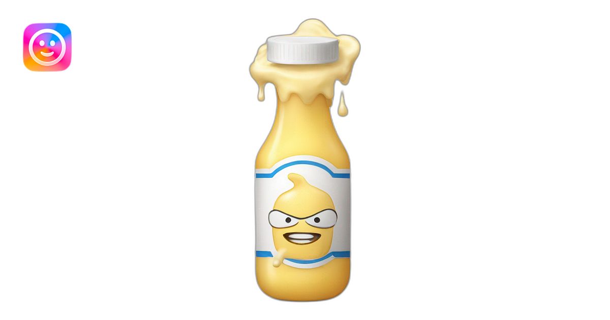spitting mayonnaise emoji | AI Emoji Generator