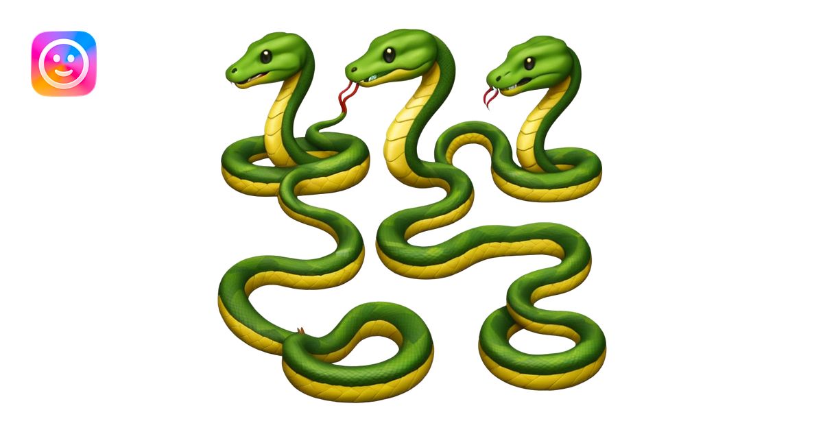 snakes wearing t-shirts emoji | AI Emoji Generator