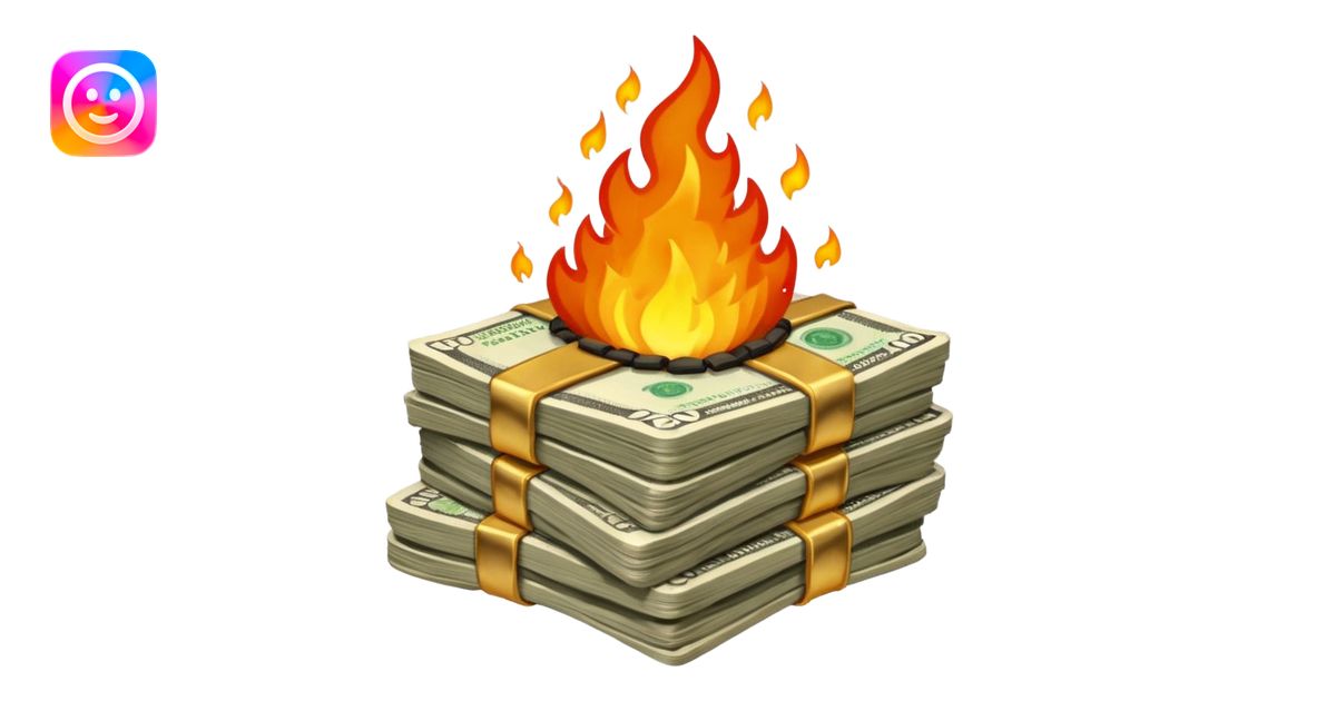 stack of russian cash exploding emoji | AI Emoji Generator