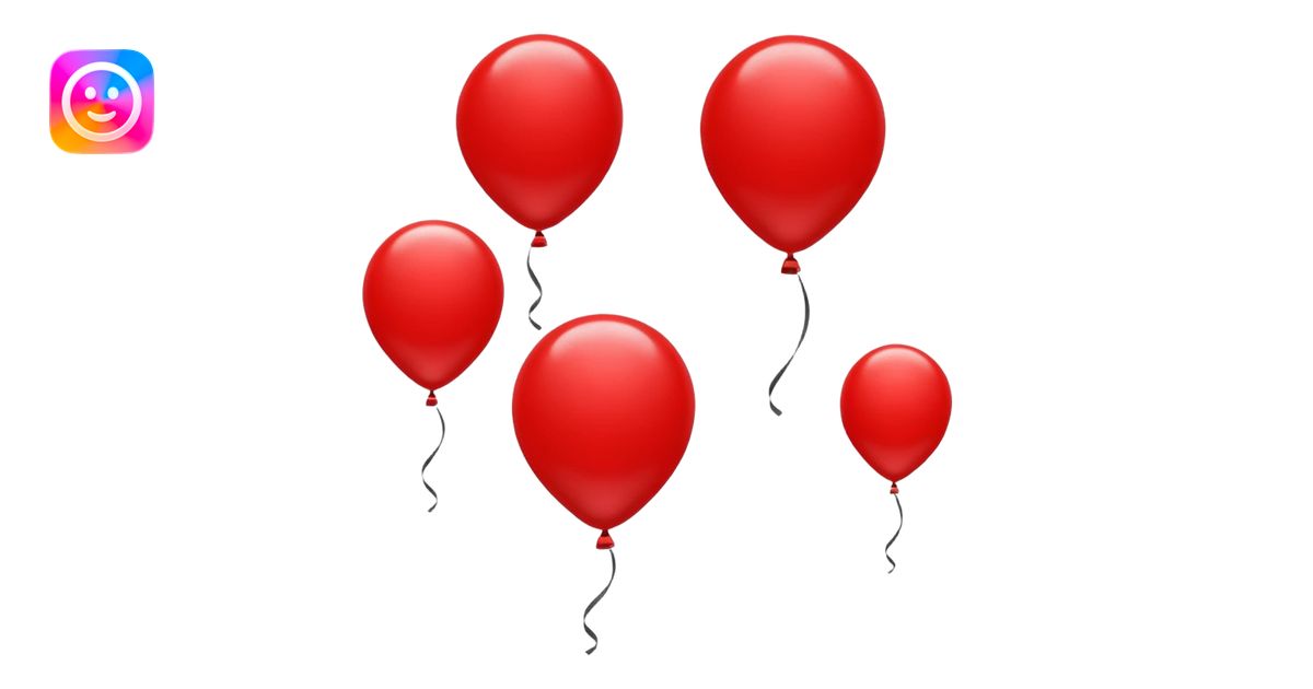 red balloon emoji | AI Emoji Generator