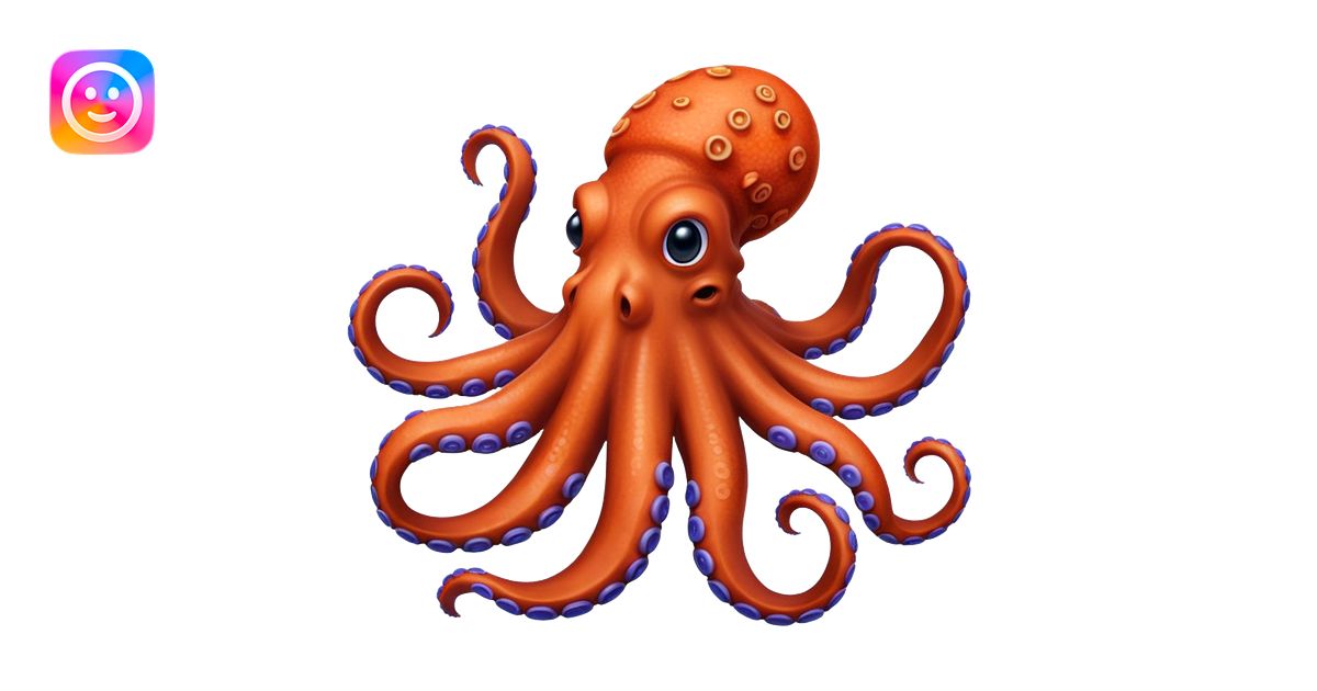 Octopus emoji | AI Emoji Generator