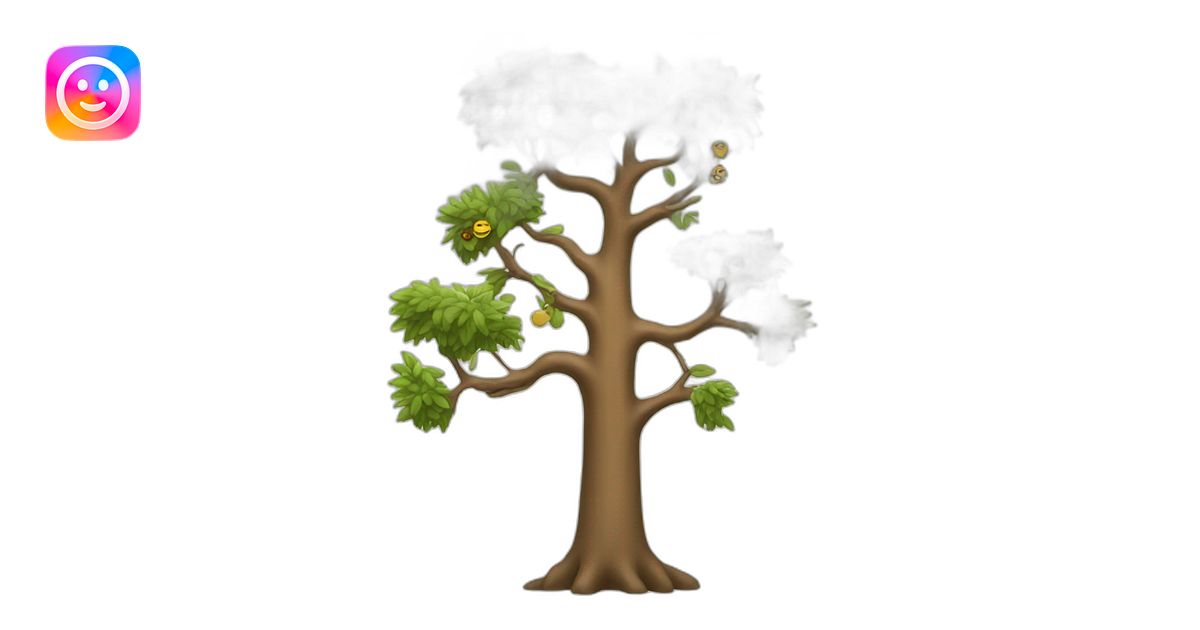 Evolutionary Tree emoji | AI Emoji Generator