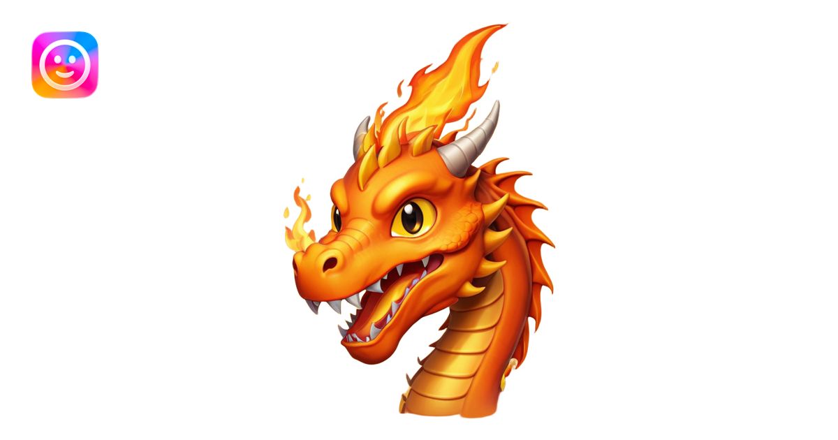 Dragon fire emoji | AI Emoji Generator