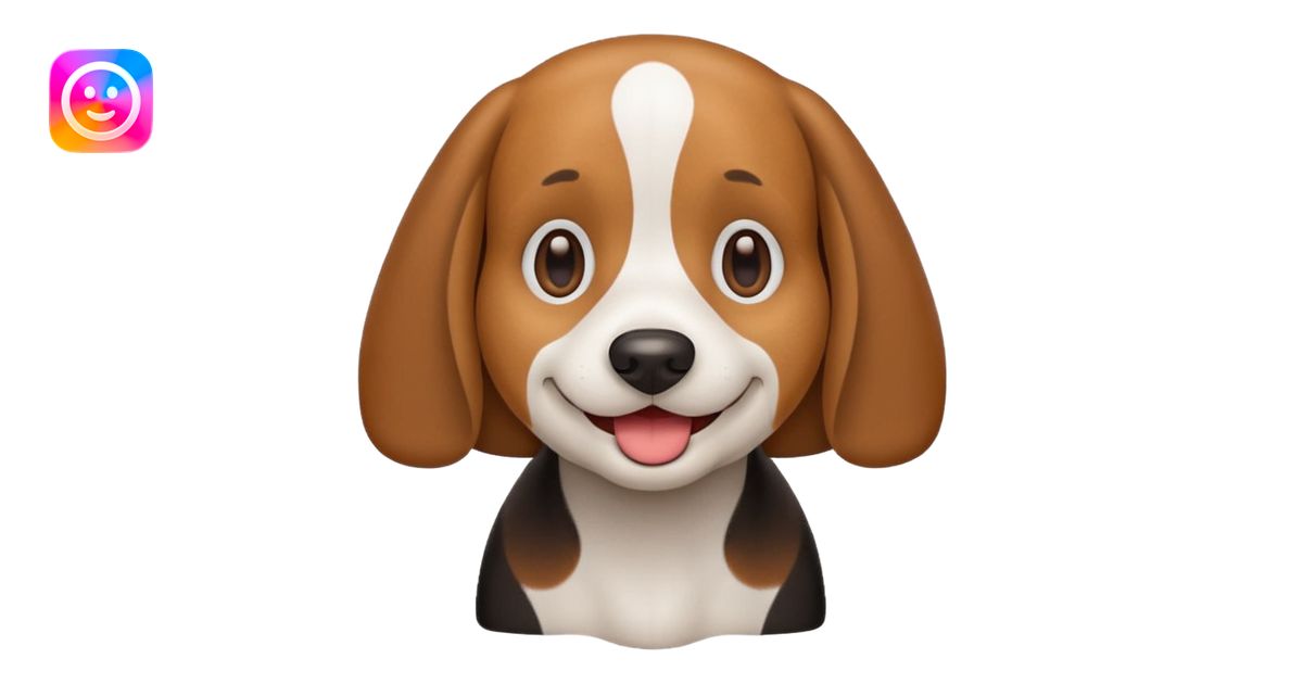 create a beagle emoji emoji | AI Emoji Generator