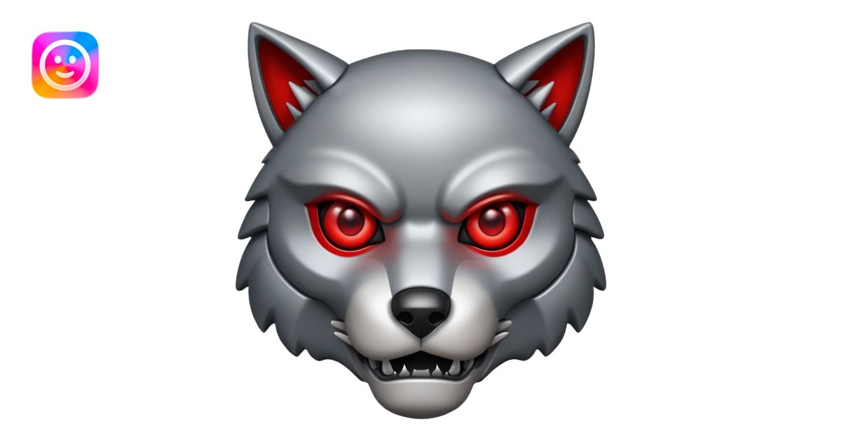 wolf rebot terminator emoji emoji | AI Emoji Generator