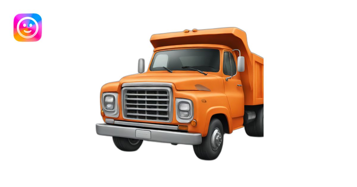 orange truck emoji | AI Emoji Generator